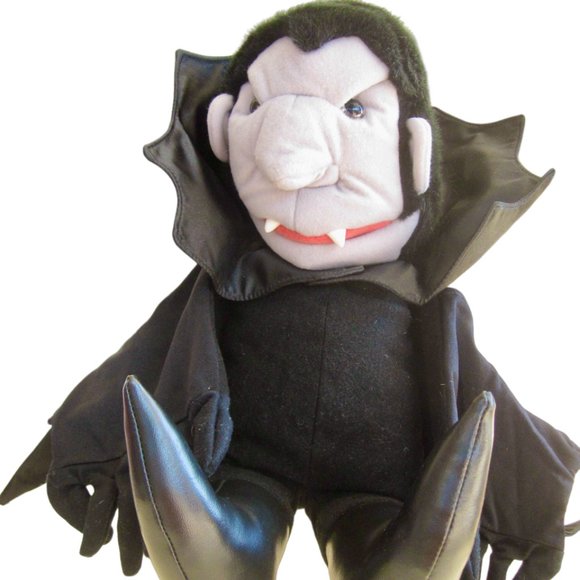 Folkmanis | Toys | Vtg Folkmanis Black Vampire Hand Puppet 7 Full Body ...